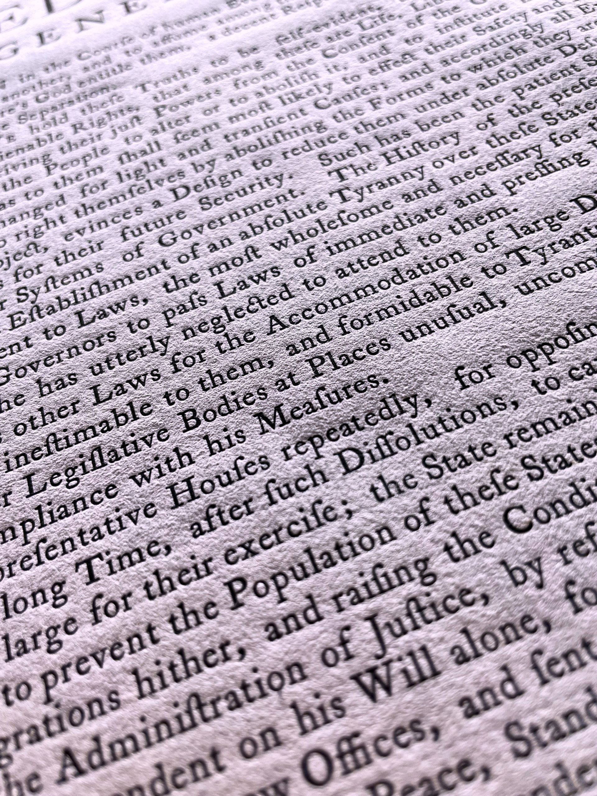 THE UNITED STATES – DECLARATION OF INDEPENDENCE: Rob Buchert: Dunlap ...